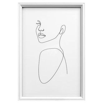 Walther Design Silhouette Cadre Photo, Blanc, 18 x 24 cm
