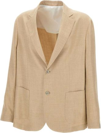 Barba Homme, Vestes, Beige, Taille: 3XL Blazers