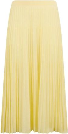Fabiana Filippi Femme, Jupes, Jaune, Taille: 36 FR Long Fluid Skirt