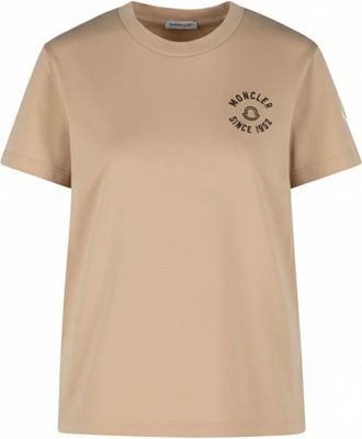 Moncler Femme, Tops, Beige, Taille: 40 FR L1 093 8C00030 89Auo 222 T-Shirt