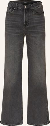 7 For All Mankind Wide Leg Jeans Modern Dojo schwarz