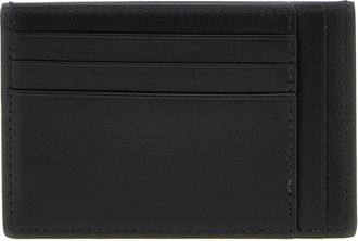 Gucci GG Hammered Leather Card Case - Black