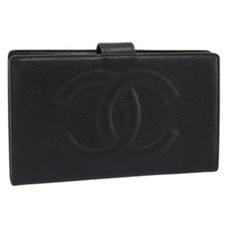 Chanel Portefeuille Long Pre-owned - Femme - Pre-owned - Noir - Taille: ONE Size