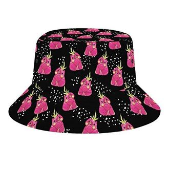 Generic Grenouille Pitaya-2 Chapeaux De Visière Unisexe Chapeau Soleil Léger Visière Capeline pour Jardinier Voyage Plage