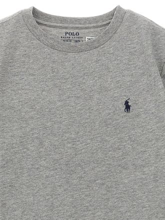 Polo Ralph Lauren Logo-Embroidered Pony T-shirt - grey
