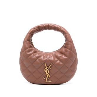 Saint Laurent Baby Icarino Quilted Logo Tote Bag