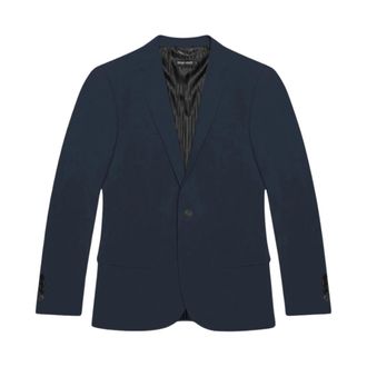 Antony Morato Ink Blue Slim Fit Blazer Jacke - - Jackets - Herren - Blau - 3XL