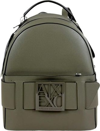 A|X Armani Exchange Femme, Sacs, Vert, Taille: ONE Size Susy Essential Backpack