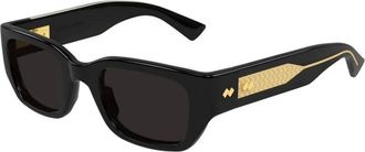 Bottega Veneta unisex, Accessoires, Noir, Taille: 51 MM Rectangle Lunettes de soleil