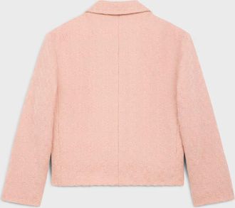 Celine Tweed Blazer - Pink