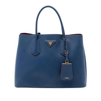 Prada Pre-owned Vintage Satchel - Femme - Pre-owned - Bleu - Taille: ONE Size
