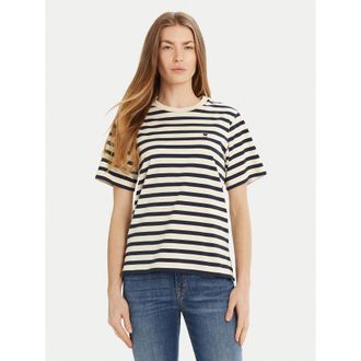 Max Mara T-Shirt Satrapo 2515971031 Dunkelblau Regular Fit