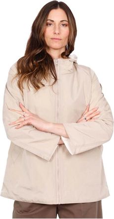 Bomboogie Femme, Manteaux, Beige, Taille: 38 FR Hooded Jacket