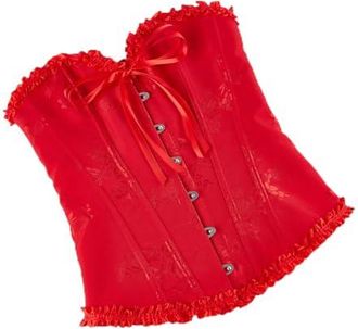 Generic Bustier Femme Corset Marron Corset Ceinture Steampunk Noir Underbust Chic Et Elegant Deguisement Violet Fonc&eacute; Beige Medieval Sculptant Sissy Feminizat