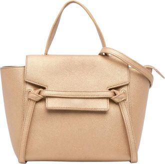 Celine Sac port&eacute; main Pre-owned - Femme - Pre-owned - Beige - Taille: ONE Size