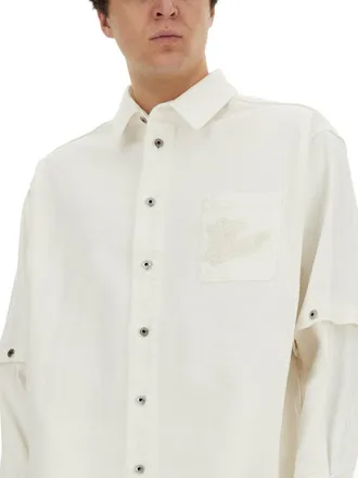 Off-white 90s Cotton Overshirt - White