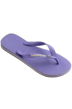 Havaianas Brasil Logo, Tongs Iconiques, Confortables et Durables, Lanières avec le Drapeau du Brésil et Semelle Antidérapante aux Bandes Colorées, Adultes Unise