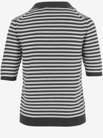 Bruno Manetti Womens Polo Shirt Cotton Blend Multicolour Tops