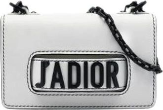 Dior Pre-owned Sac JAdior &agrave; rabat et cha&icirc;ne - Femme - Pre-owned - Blanc - Taille: ONE Size