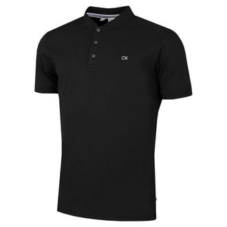 Calvin Klein Herren-Poloshirt mit Blade-Kragen - Schwarz - XXXXL