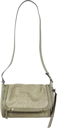 Borbonese Femme, Sacs, Vert, Taille: ONE Size Frame Borsa Cross Over S