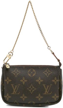 Louis Vuitton Crossbody Bags - Monogram Mini Pochette Accessoires - Gr. unisize - in Braun - f&uuml;r Damen