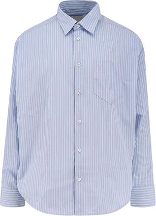 Ami Homme, Chemises, Bleu, Taille: XL De Coeur Boxy Shirt