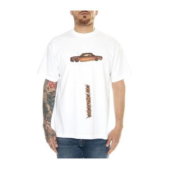 HUF Crew Neck T-Shirt - - Tops - Herren - Wei&szlig; - S