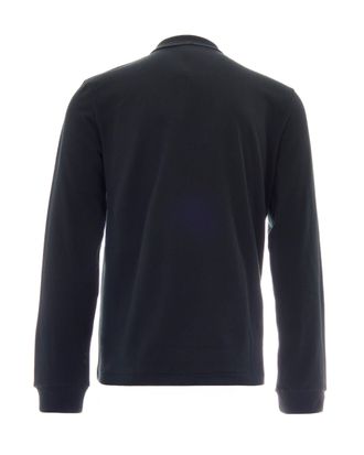 Lacoste Mens Long-Sleeve Polo Dark Varech Cotton Shirts T-shirts And Polos
