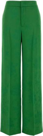 Etro Femme, Pantalons, Vert, Taille: 34 FR Pantalon large Jacquard &agrave; motif floral