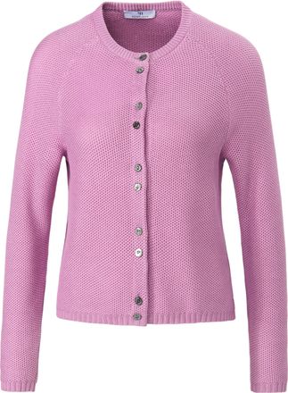 Peter Hahn Strickjacke aus 100% SUPIMA-Baumwolle Peter Hahn lila