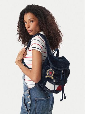 Tommy Jeans Rucksack Tjw Archive Fur Backpack AW0AW19078 Dunkelblau