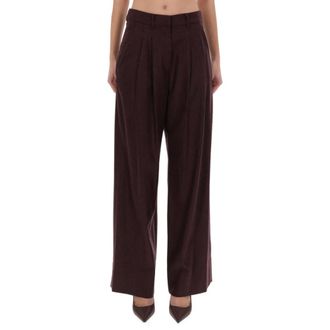 Pantaloni Torino Femme, Pantalons, Rouge, Taille: 40 FR Wide Pantalons