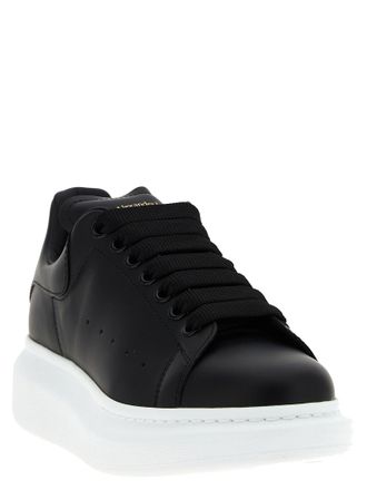 Alexander McQueen Womens Bicolor Bovine Leather Low Top Sneakers