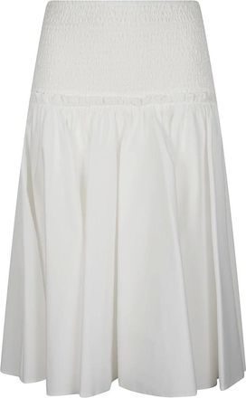 Pinko Pinko, Femme, Jupes, Blanc, Taille: 42 FR Grappolo Midi Skirt