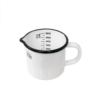 Kr&uuml;ger Karl Kr&uuml;ger 4101 Milchtopf, Stahl, 10cm, Wei&szlig;