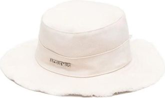 Jacquemus Caps & M&uuml;tzen - Flat Crown Beige Hat - Gr. 58 - in Beige - f&uuml;r Damen