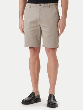 Calvin Klein Stoffshorts LV04LF601G Khakifarben Regular Fit