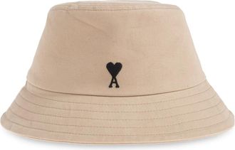 Ami unisex, Accessoires, Beige, Taille: 58 CM De Coeur Bucket Hat