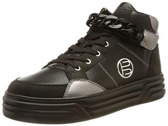 Bagatt casual Femme Bleu Bottes avec Doublure Froide, Noir m&eacute;tallis&eacute;, 38 EU