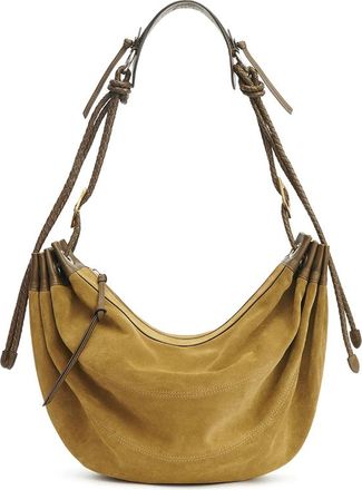 Isabel Marant Large Maia Half-moon Braided-strap Shoulder Bag