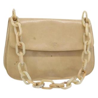 Prada Pre-owned Vintage Schultertasche - - Pre-owned - Damen - Beige - ONE SIZE