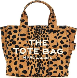 Marc Jacobs Femme, Sacs, Multicolore, Taille: ONE Size Cheetah Canvas Small Tote