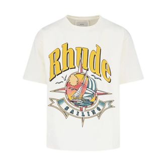 Rhude Herren, Oberteile, Weiß, XLGröße