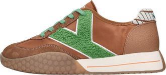 Keh-noo Kehnoo, Homme, Chaussures, Brun, Taille: 40 EU Baskets en tissu su&egrave;de