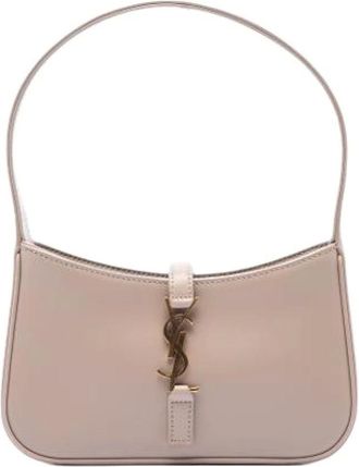 Saint Laurent Sac bandouli&egrave;re Le 5 a 7 Pre-owned - Femme - Pre-owned - Beige - Taille: ONE Size