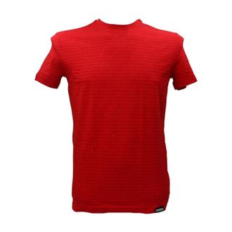 Dsquared2 Essentielles Rundhals T-Shirt - - Tops - Herren - Rot - XL