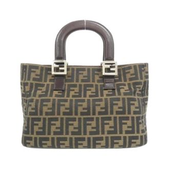 Fendi Pre-owned Canvas Handbag 26693 - - Pre-owned - Damen - Braun - ONE SIZE