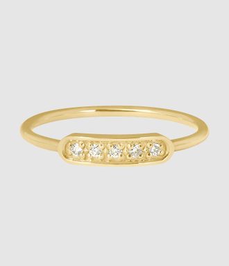 Gigi Clozeau Bague Ama Or Jaune Diamants
