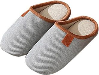 Generic Pantoufles dhiver chaudes et confortables en forme de nuage avec doublure en mousse &agrave; m&eacute;moire de forme - Pantoufles en feutre pour une utilisation en 